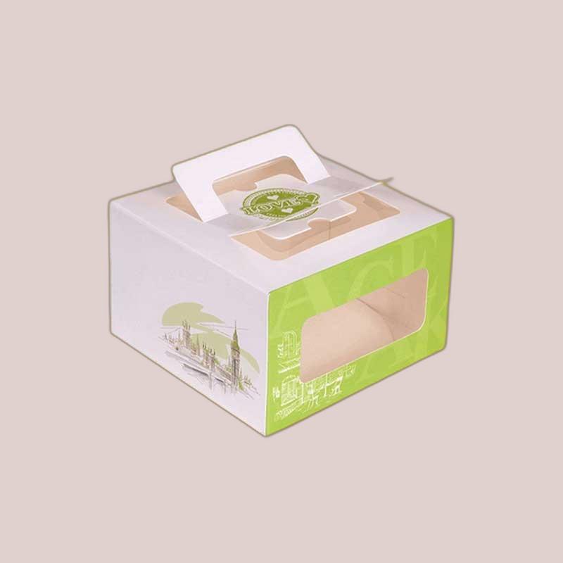 Custom Cake Boxes With Window - Rigid Packaging - Free Shipping - Bulk Quantity
