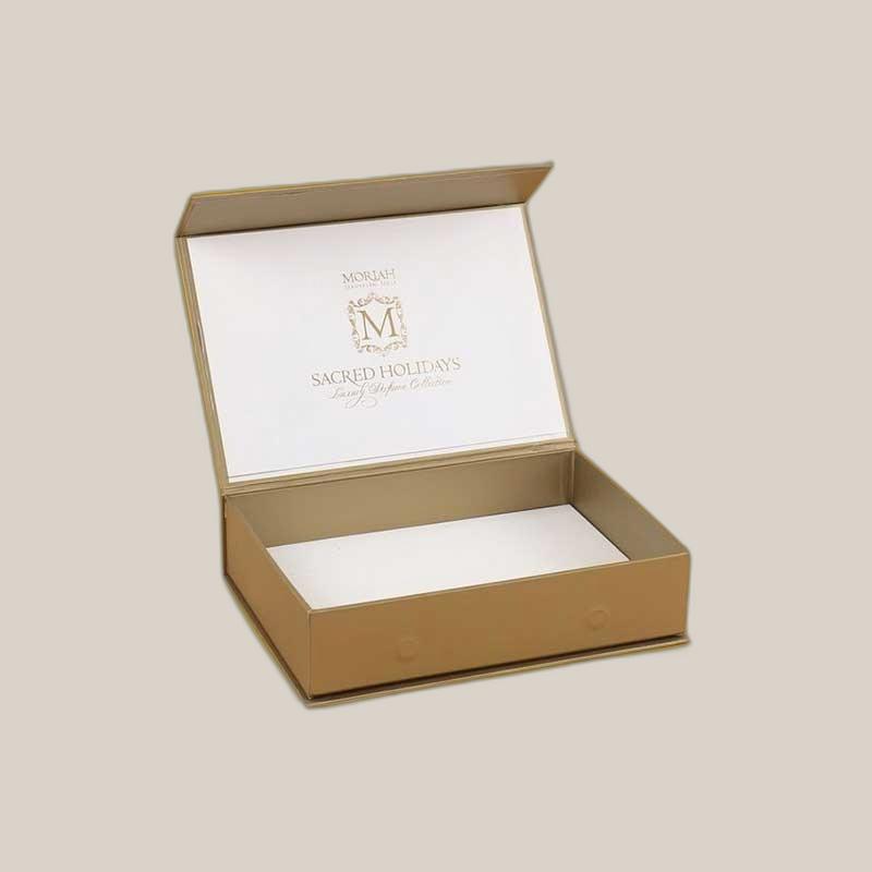 Custom Cardboard Book Boxes - Rigid Packaging - Free Shipping - Bulk Quantity