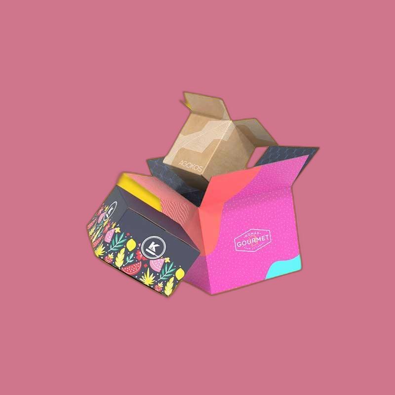 Custom Cardboard Shipping Boxes - Rigid Packaging - Free Shipping - Bulk Quantity