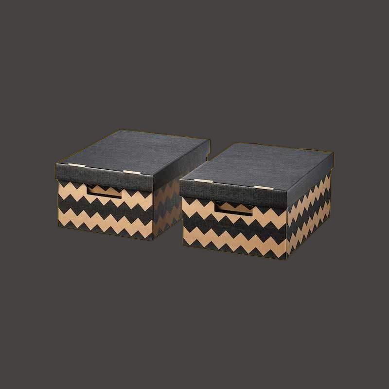 Custom Cardboard Storage Boxes - Rigid Packaging - Free Shipping - Bulk Quantity