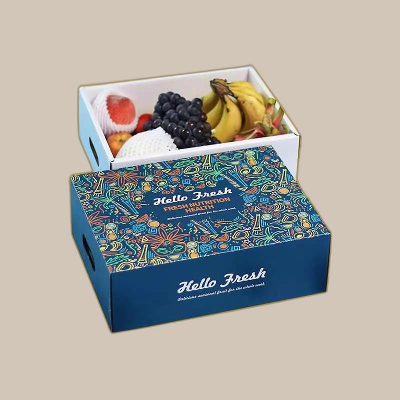 Custom Fruit Boxes - Rigid Packaging - Free Shipping - Bulk Quantity