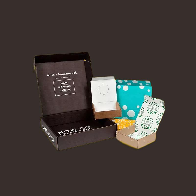 Custom Wholesale Corrugated Boxes - Rigid Packaging - Free Shipping - Bulk Quantity